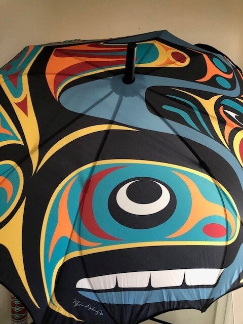 Umbrella- Native Northwest - Whale | Chilliwack Museum & Archives